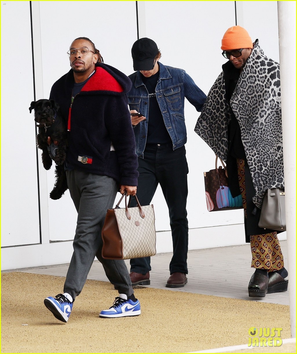 Zendaya & Tom Holland Catch Flight Out of Venice with Stylist Law Roach ...
