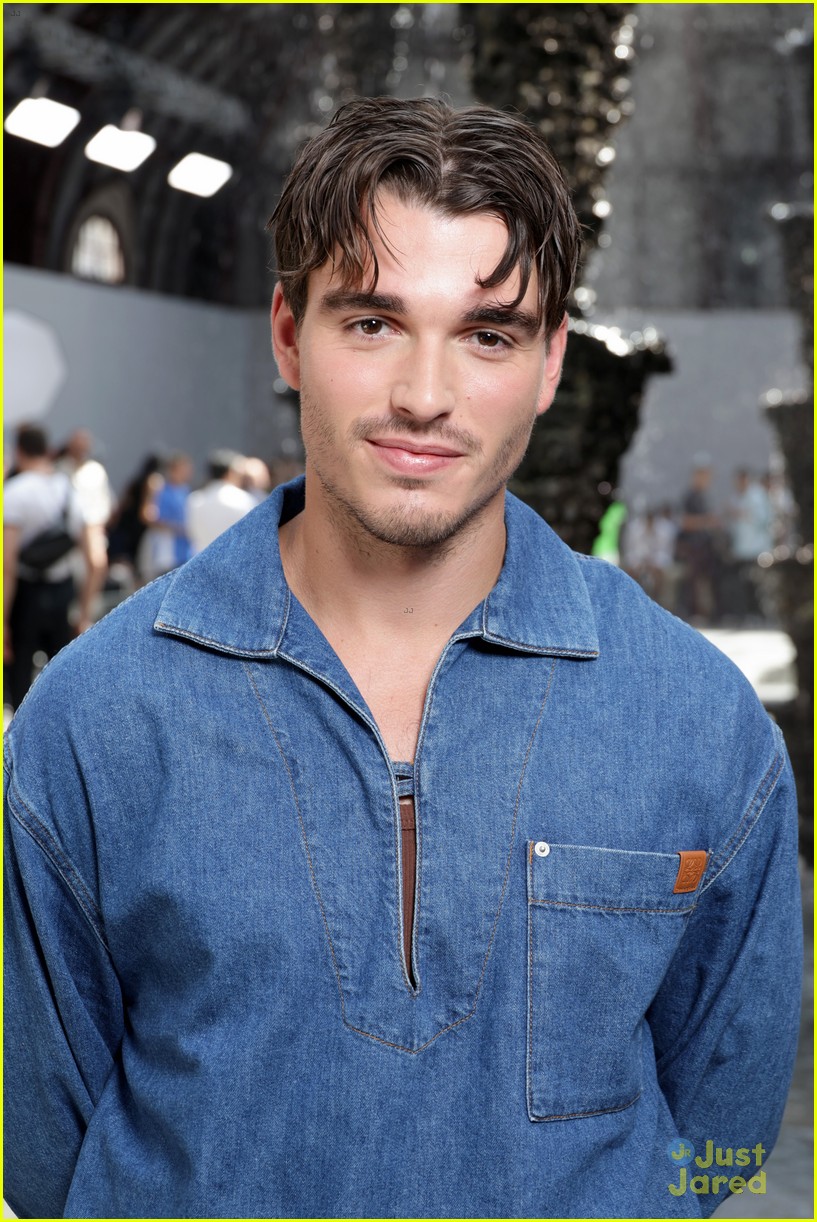 Omar Rudberg, Kit Connor & Corey Mylchreest Sit Front Row at Loewe ...