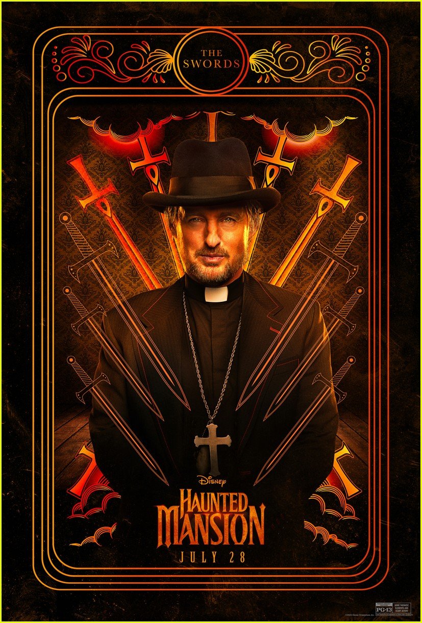 'Haunted Mansion' Gets New Character Posters & Teaser Clip - Watch Now ...