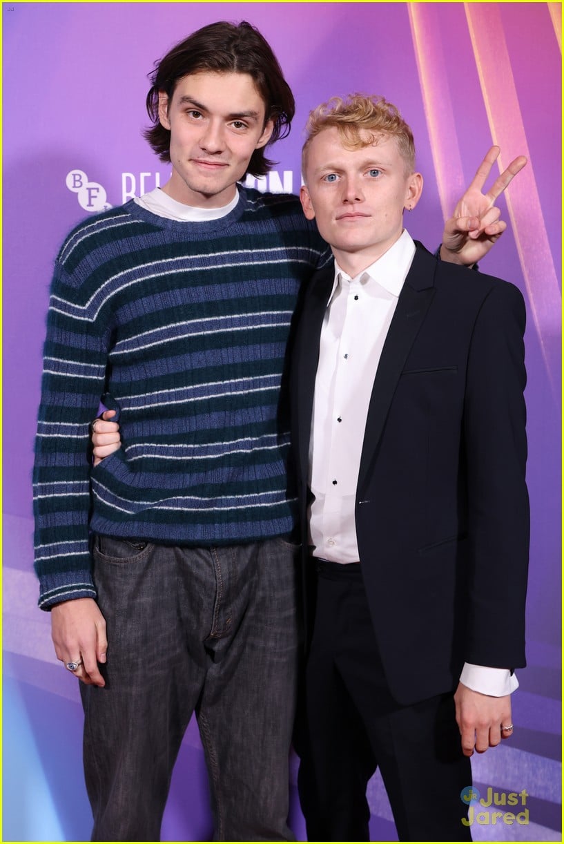 Kit Connor & Louis Partridge Support George Jaques at 'Black Dog ...