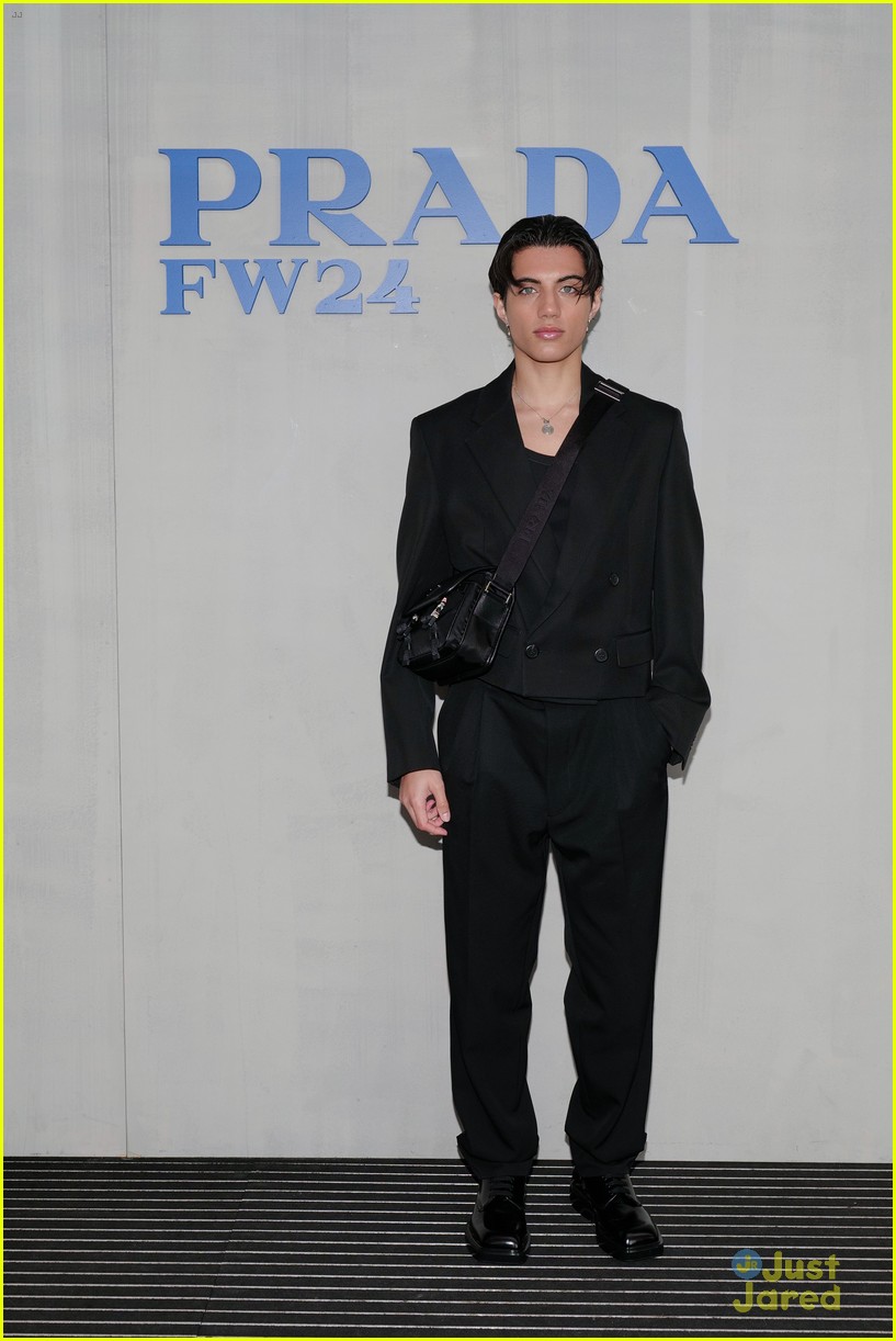 Mean Girls' Christopher Briney, Louis Partridge, Vinnie Hacker & More Attend Prada Fashion Show ...