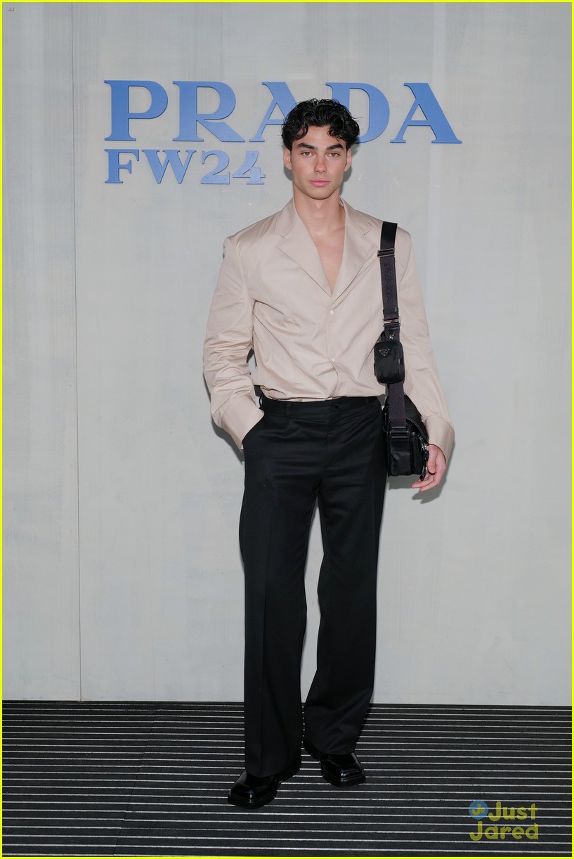Mean Girls' Christopher Briney, Louis Partridge, Vinnie Hacker & More Attend Prada Fashion Show ...