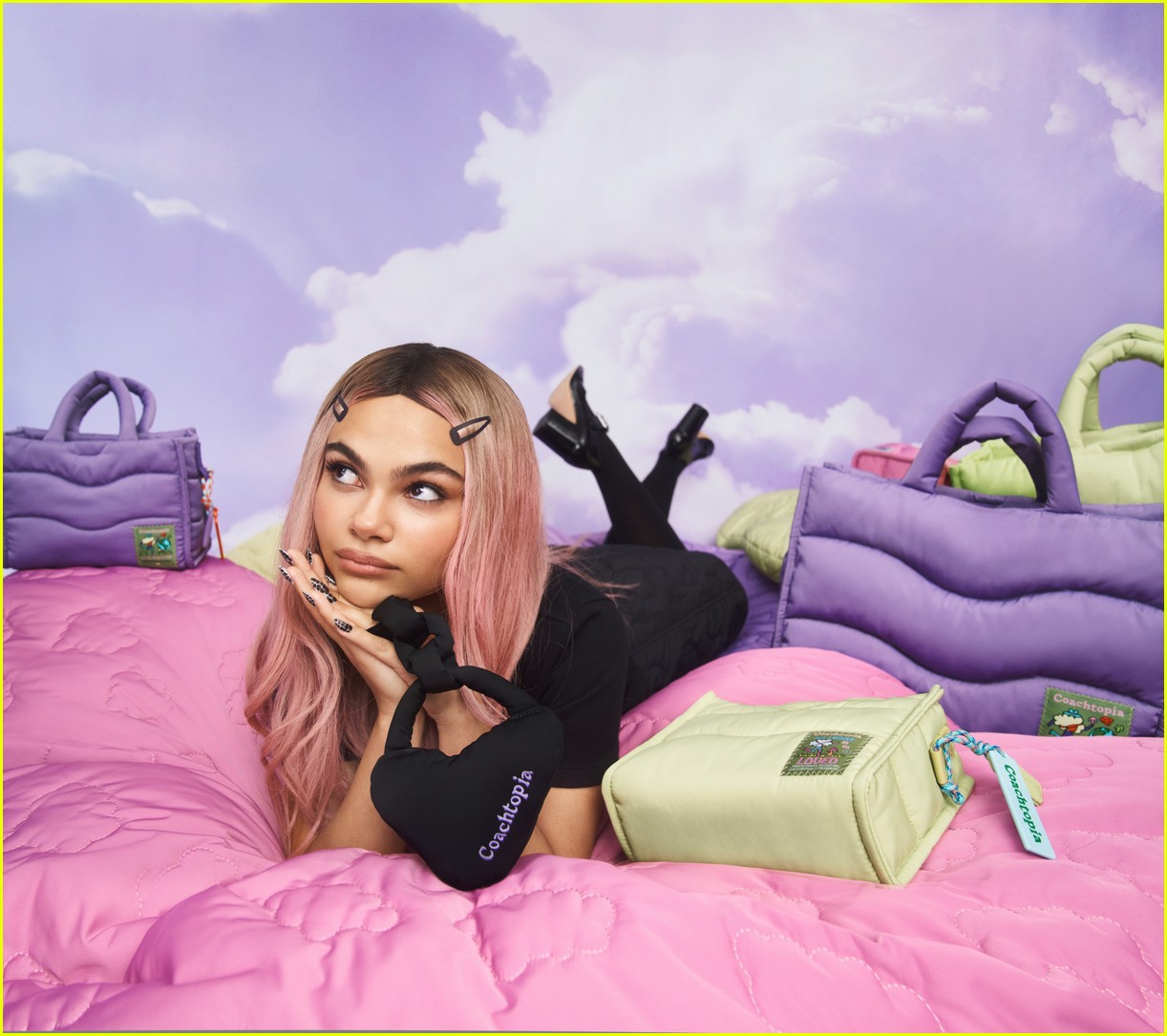 Ariana Greenblatt Debuts Colorful New Hair, Stars in Dreamy Coachtopia ...