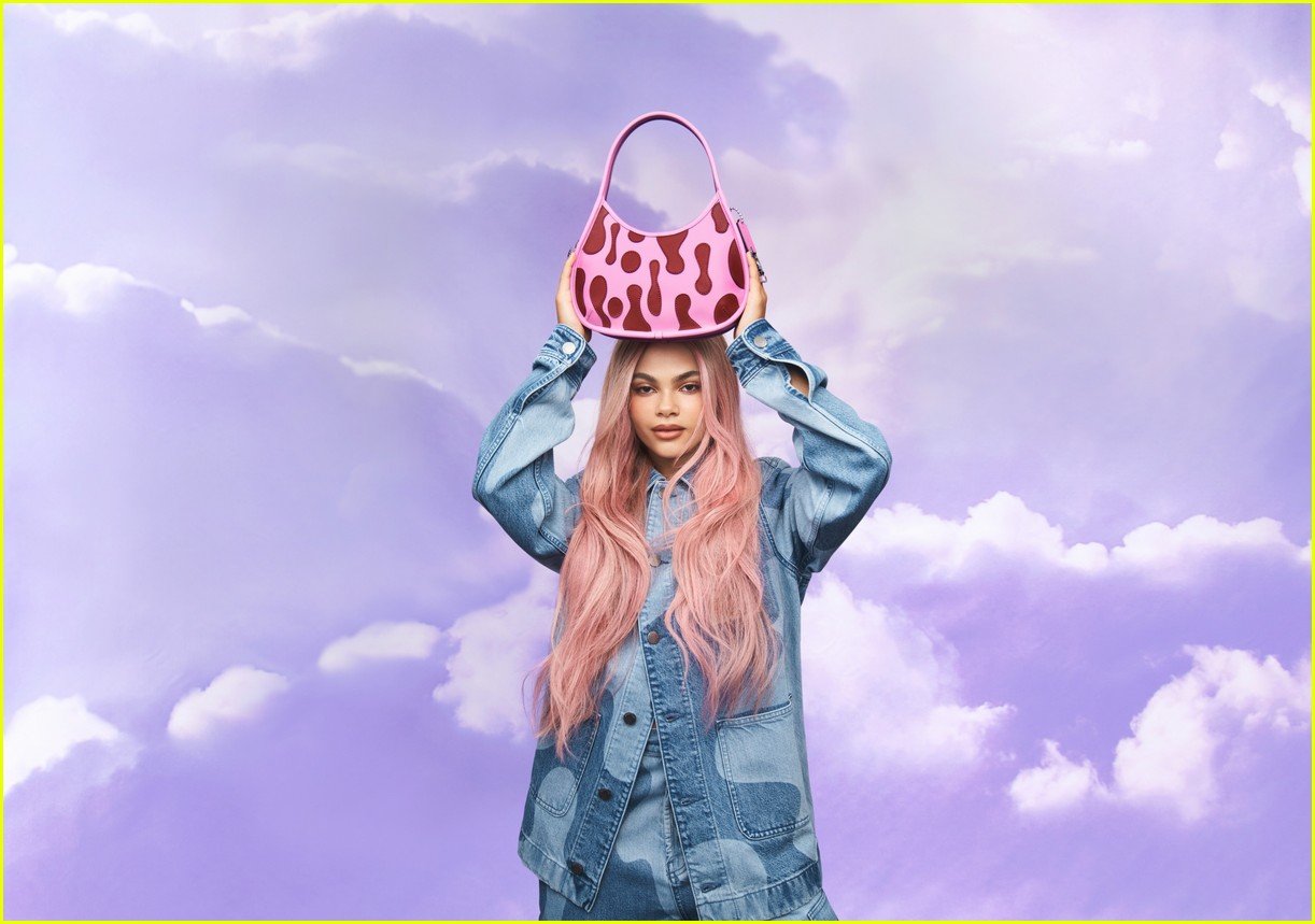 Ariana Greenblatt Debuts Colorful New Hair, Stars in Dreamy Coachtopia ...