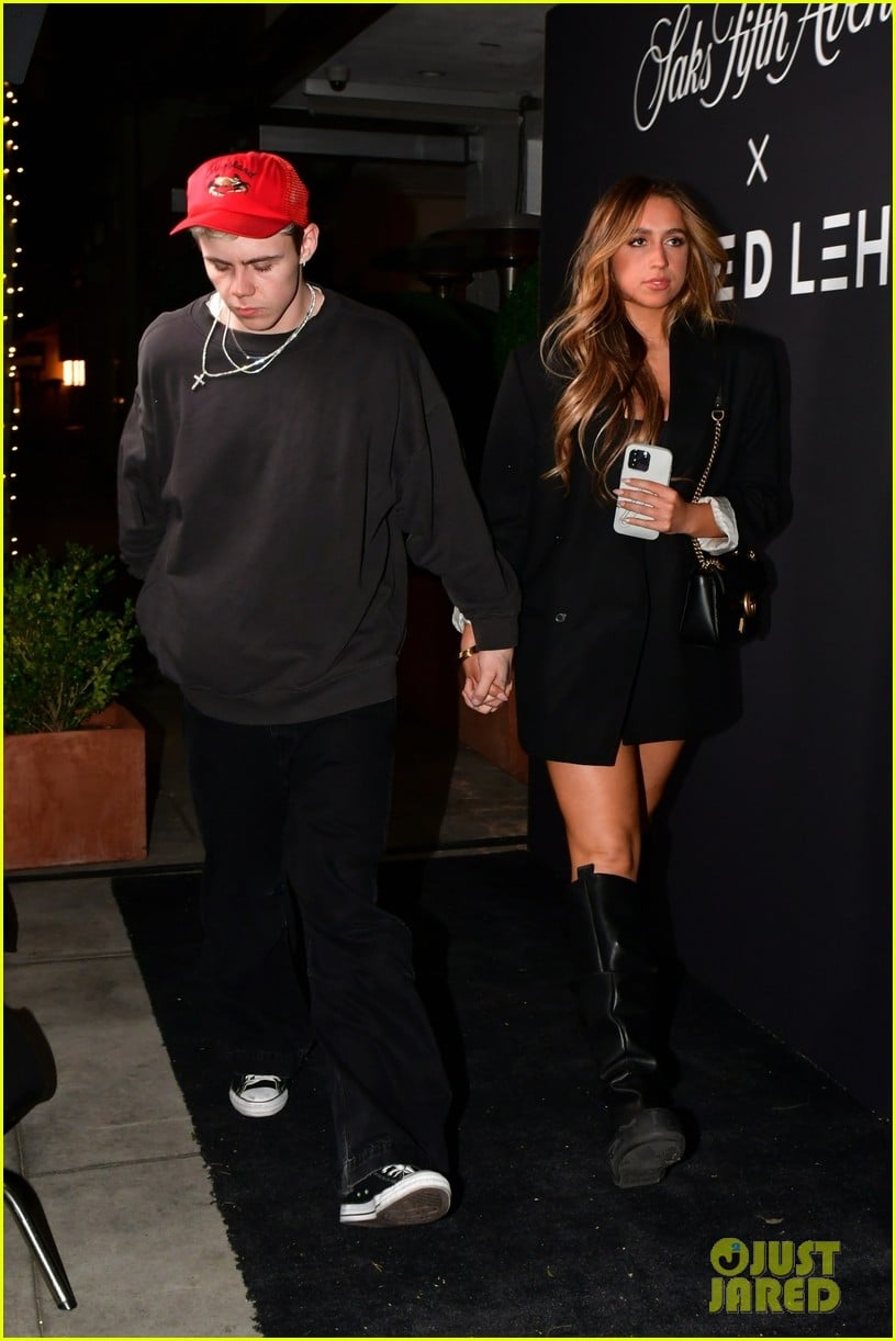 The Kid LAROI & Tate McRae Carry Matching Phone Cases From Hailey ...