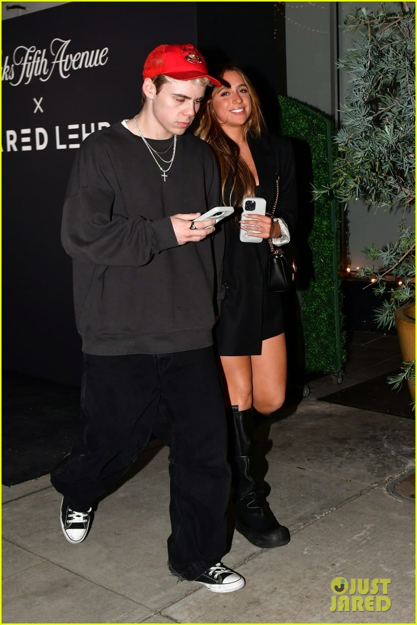 The Kid LAROI & Tate McRae Carry Matching Phone Cases From Hailey ...