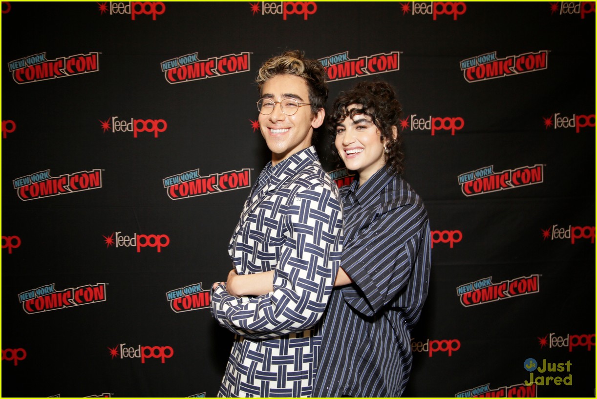 Peyton List & 'School Spirits' Cast Attend New York Comic Con, Unveil ...