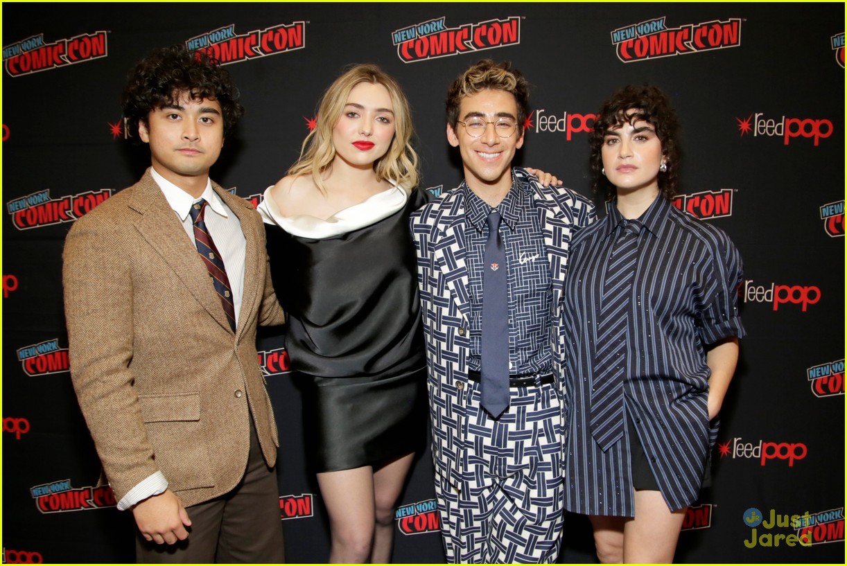 Peyton List & 'School Spirits' Cast Attend New York Comic Con, Unveil ...