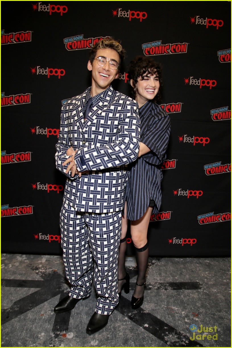 Peyton List & 'School Spirits' Cast Attend New York Comic Con, Unveil ...