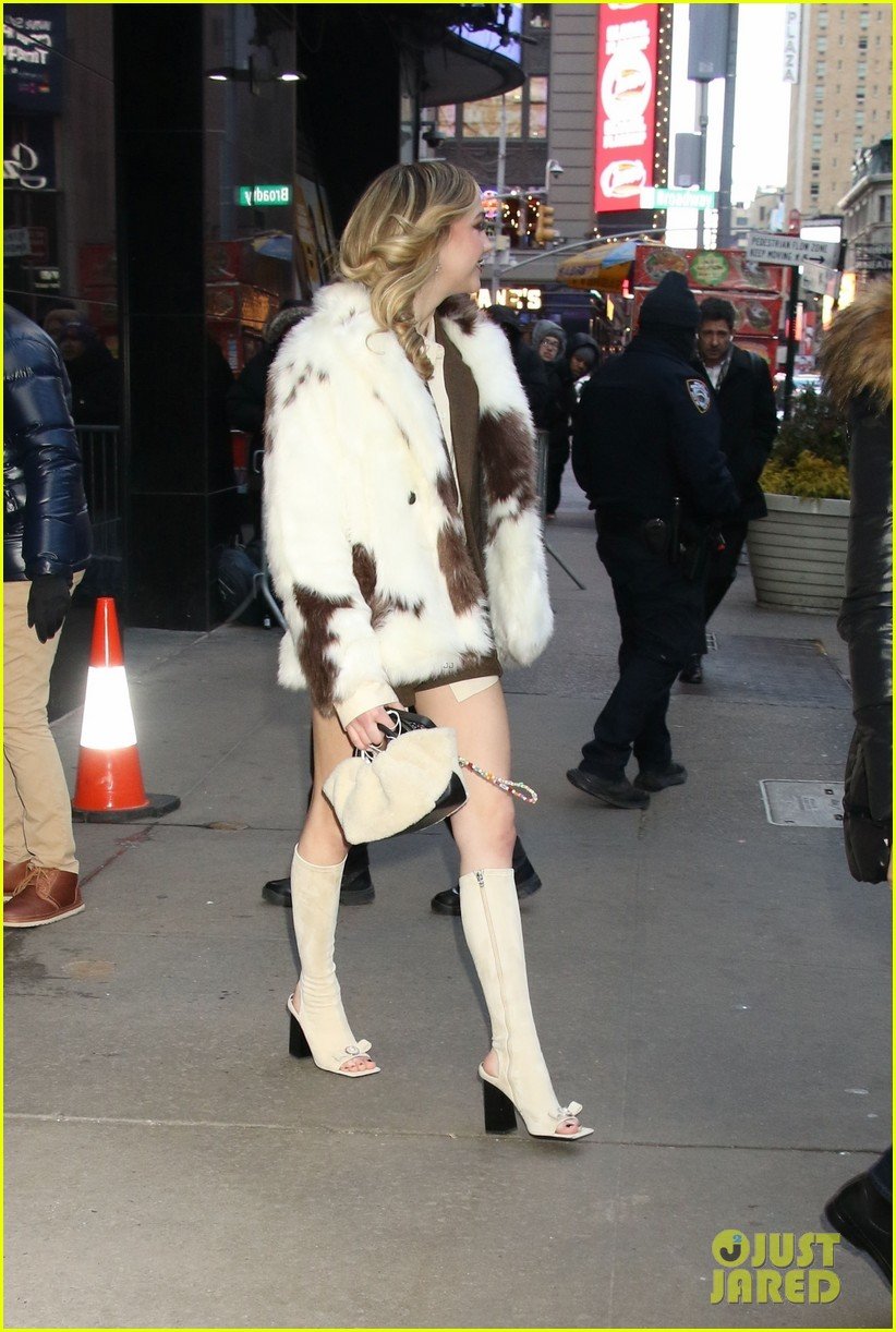 Jayden Bartels Dons Fur Coat While Stepping Out to Promote 'Goosebumps ...