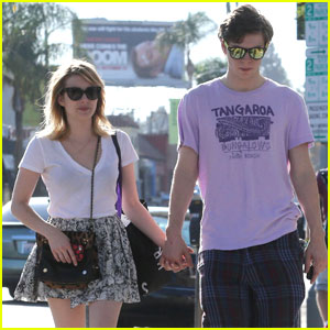 Emma Roberts & Evan Peters: Melrose Avenue Shoppers! | Emma Roberts ...