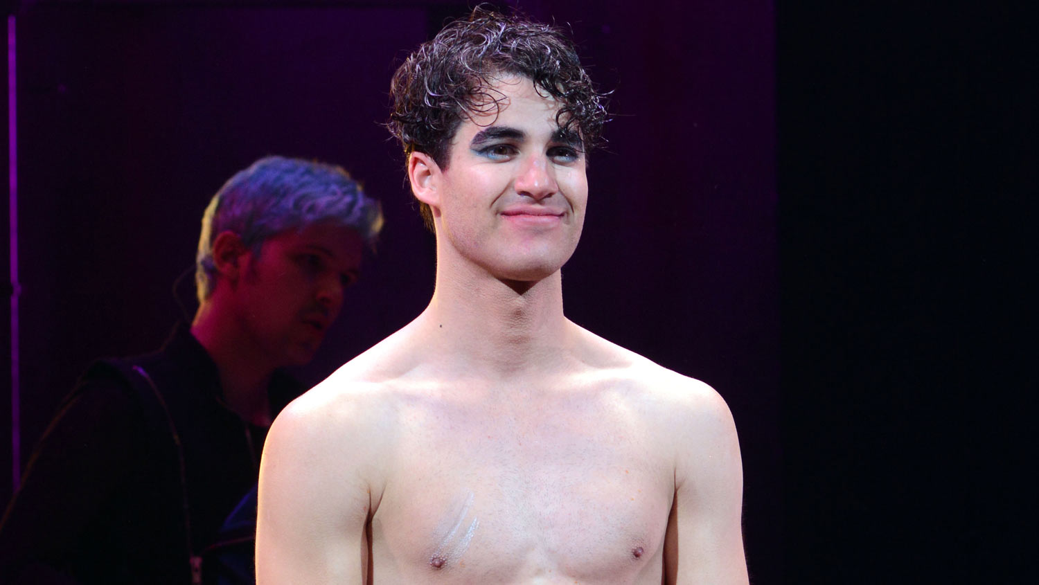 Darren Criss Goes Shirtless in Tight Shorts for Broadway’s ‘Hedwig’ | Broadway, Darren Criss ...