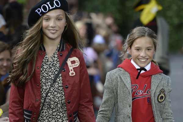 Maddie Ziegler & Sister Mackenzie Wear Pirate Hats For Polo Ralph ...