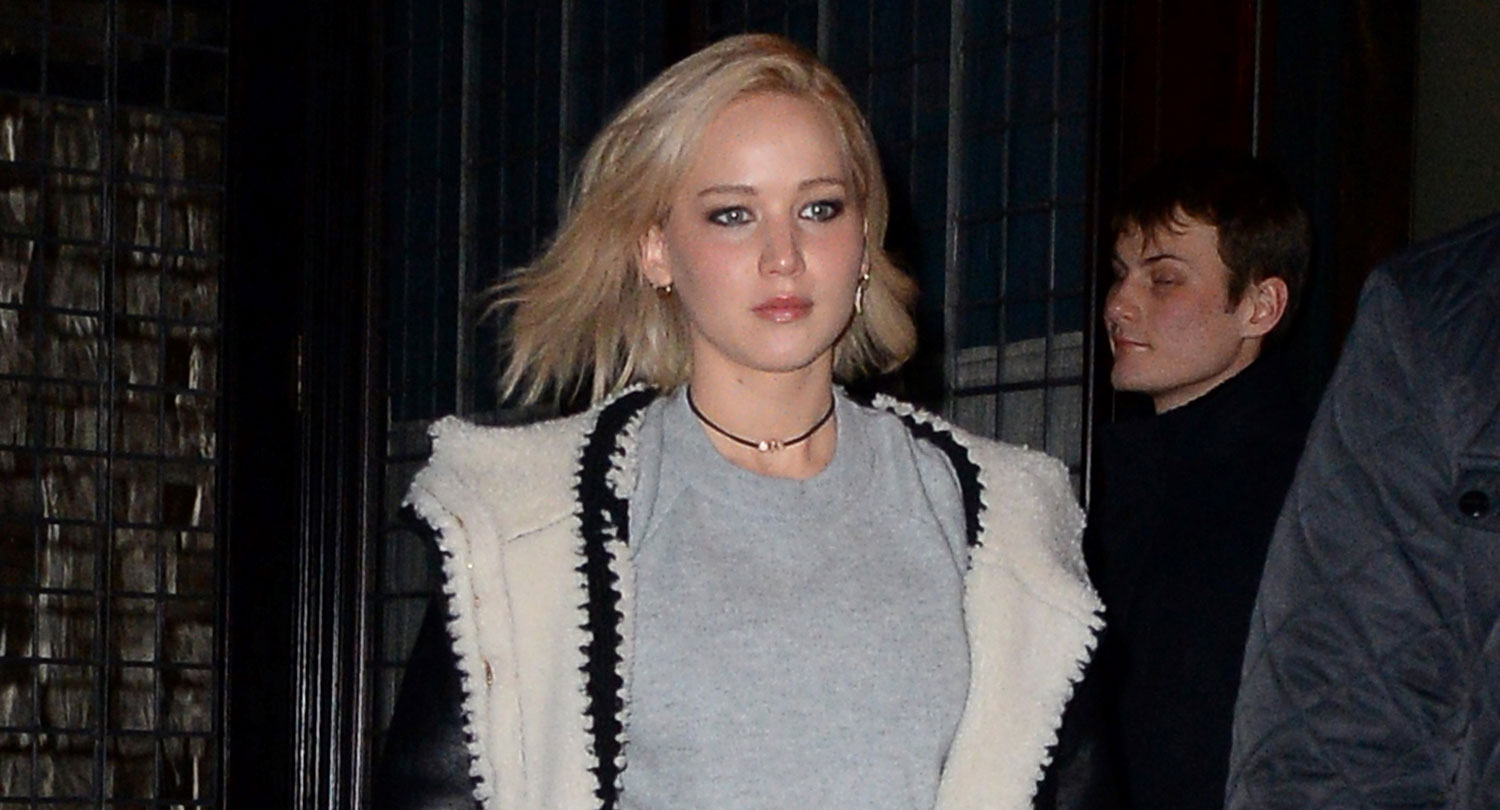 Jennifer Lawrence Braves the Cold While Baring Some Skin | Jennifer ...