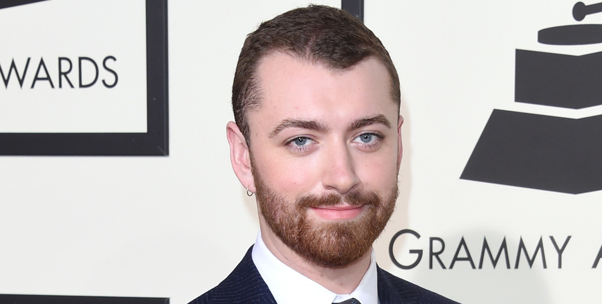 Sam Smith Gives Two Big Thumbs Up at the Grammys 2016! | 2016 Grammys ...