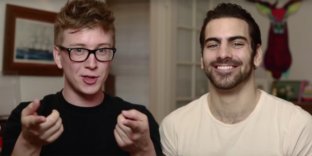 Nyle DiMarco Teaches Tyler Oakley To Sign While Promoting ‘We Are Able ...