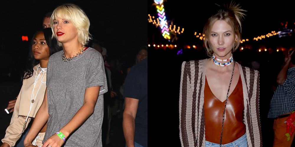 Taylor Swift Holds Hands with Friend Kennedy Raye at Coachella’s Neon Carnival | 2016 Coachella ...