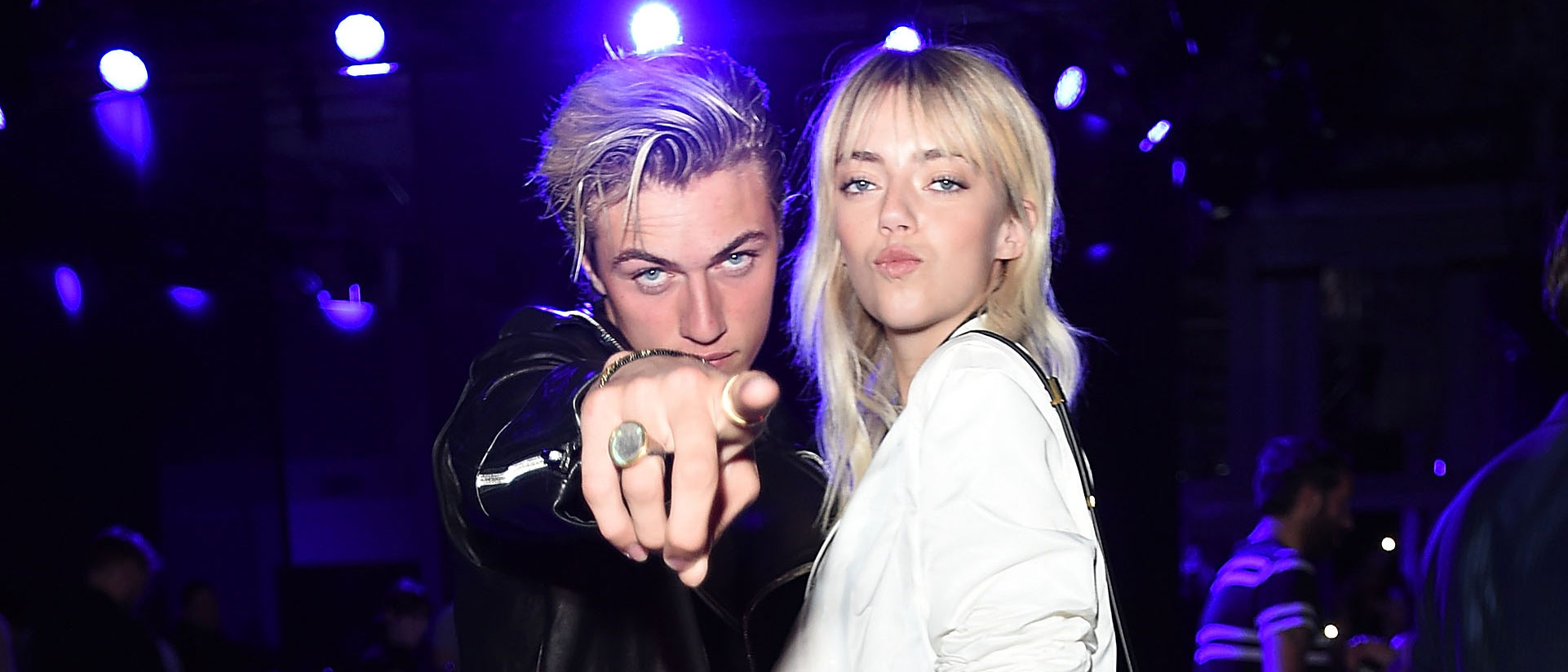 Lucky Blue & Pyper America Sit Front Row at London Fashion Show | Billy ...