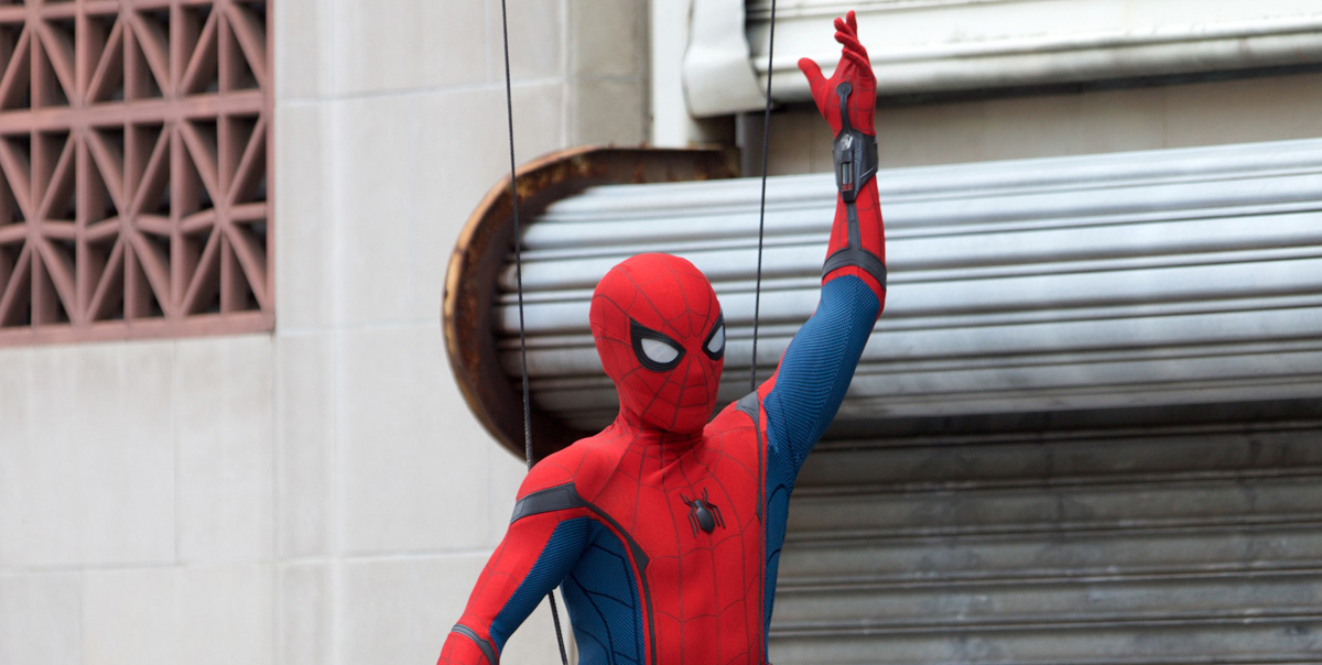Spider-Man Does Some Stunts on ‘Homecoming’ Set! | Movies, Tom Holland ...