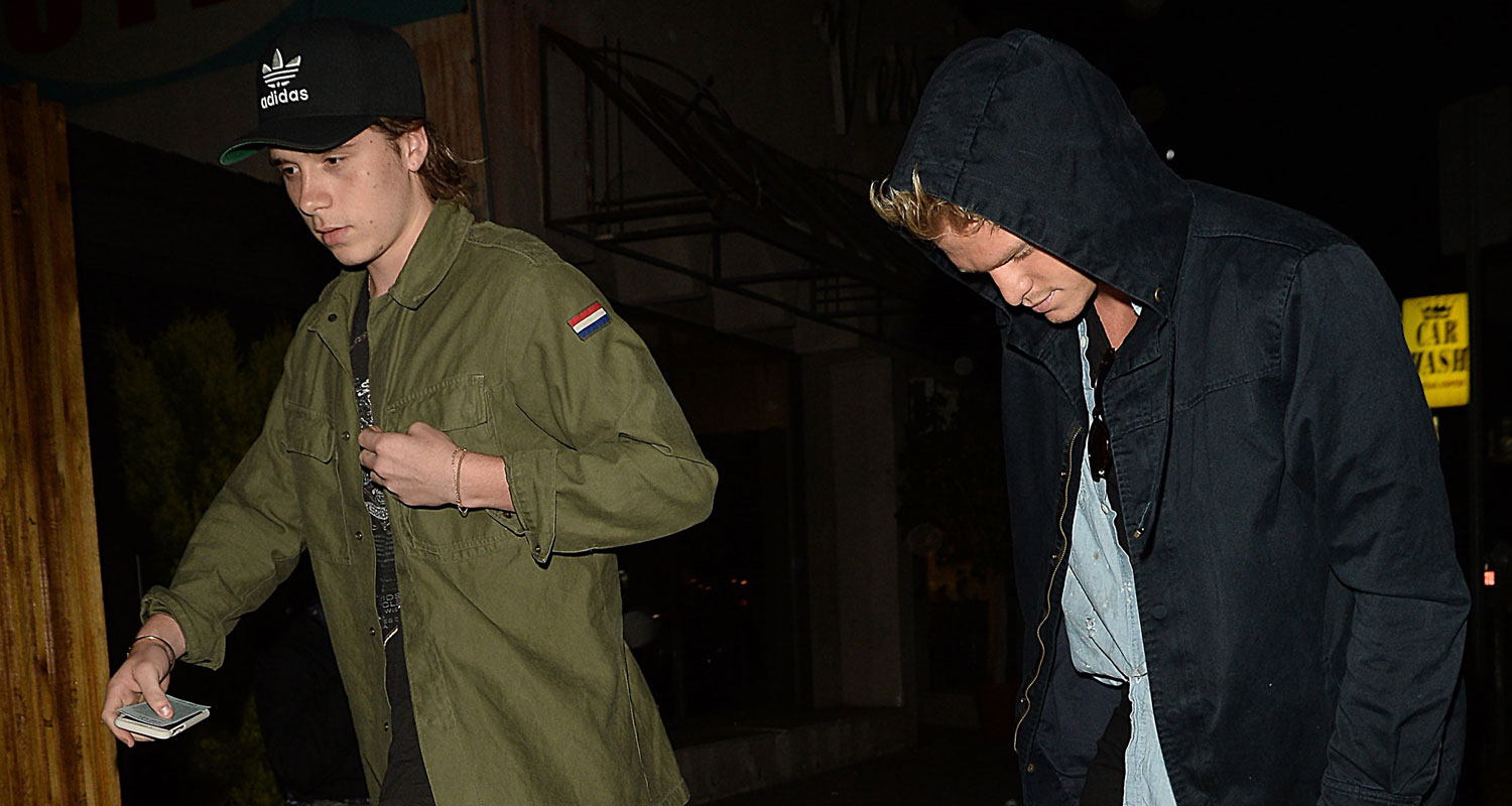 Brooklyn Beckham & Cody Simpon Meet Up For Dinner at The Nice Guy ...