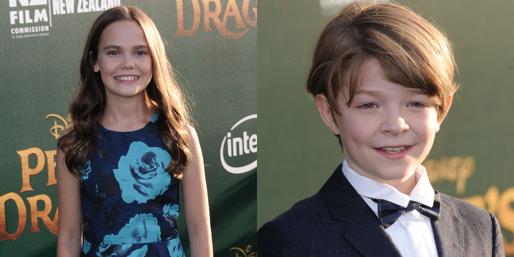 Oakes Fegley & Oona Laurence Hit The Green Carpet For ‘Pete’s Dragon ...