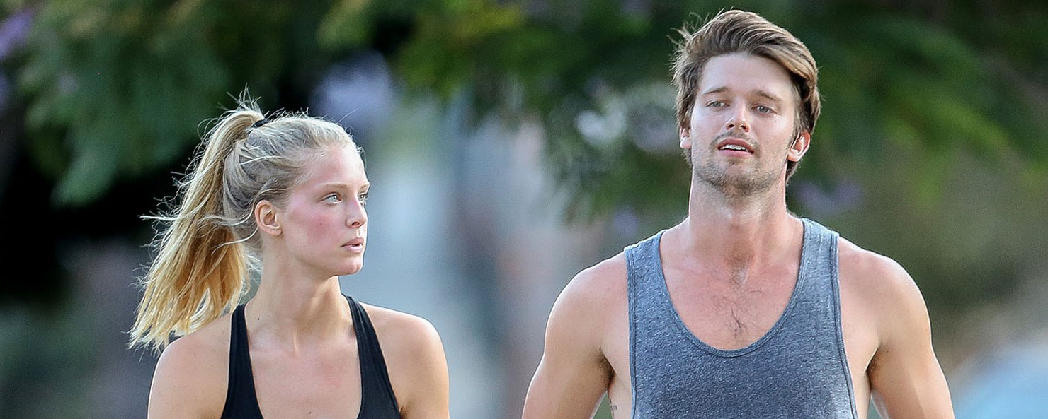 Patrick Schwarzenegger Works Up a Sweat While Boxing With Abby Champion ...