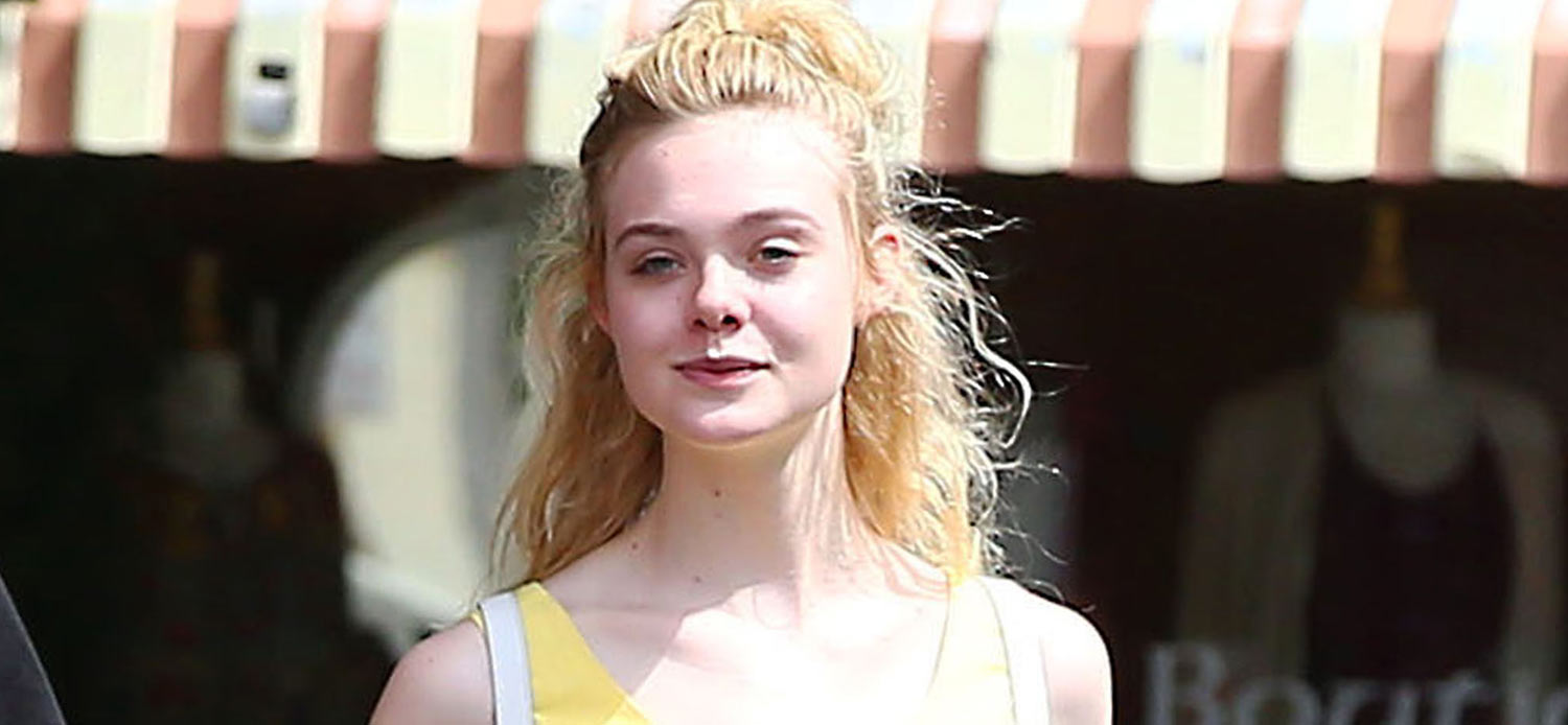 Elle Fanning Looks Pretty While Hanging Out with Friends! | Elle ...