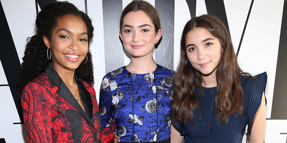 Rowan Blanchard, Yara Shahidi & Emily Robinson Speak at Vanity Fair’s ...