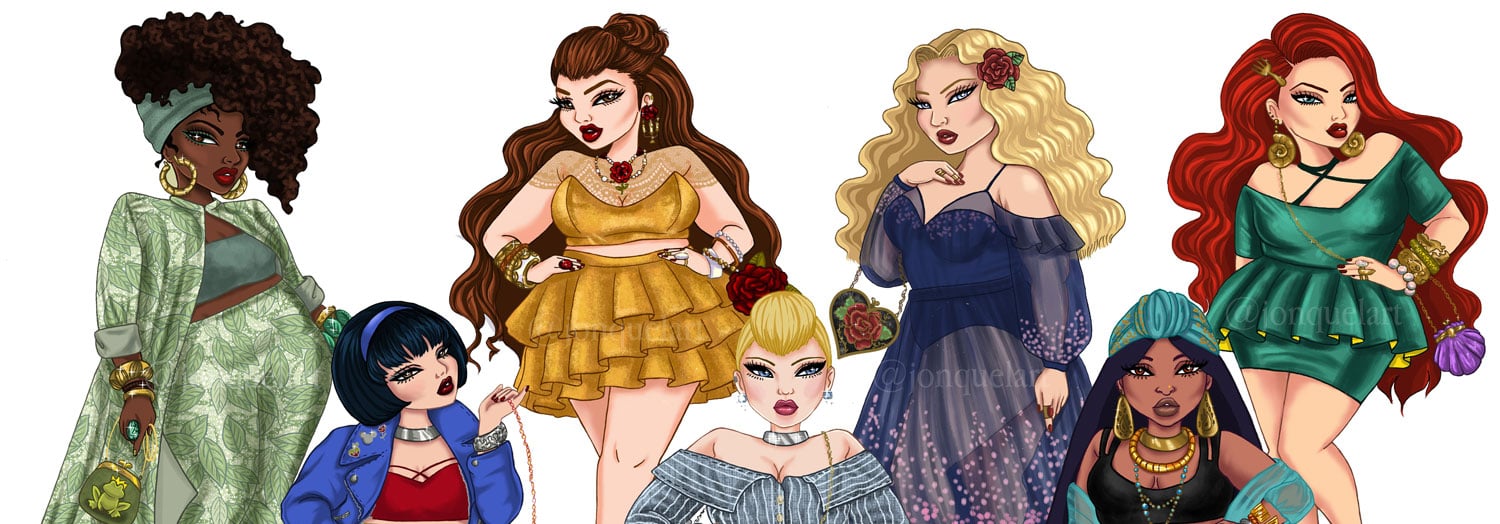 Disney Princesses Debut as Curvy Goddesses! Plus, Exclusive Interview ...