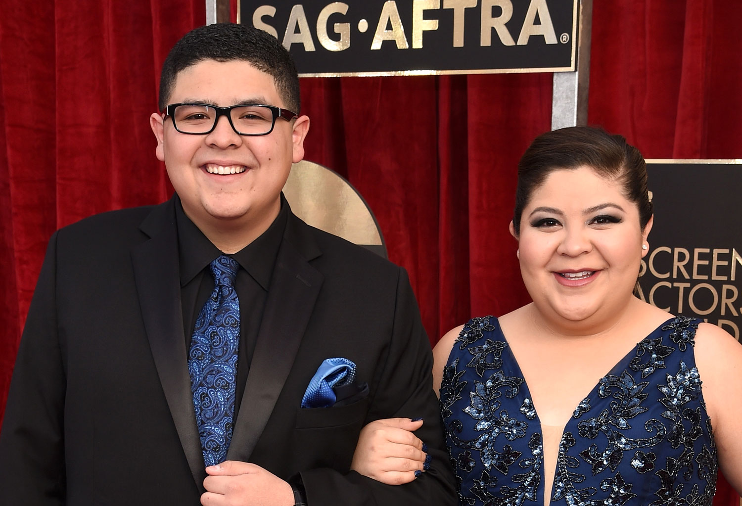 Raini & Rico Rodriguez Make the Perfect Sister/Brother Team at SAG ...