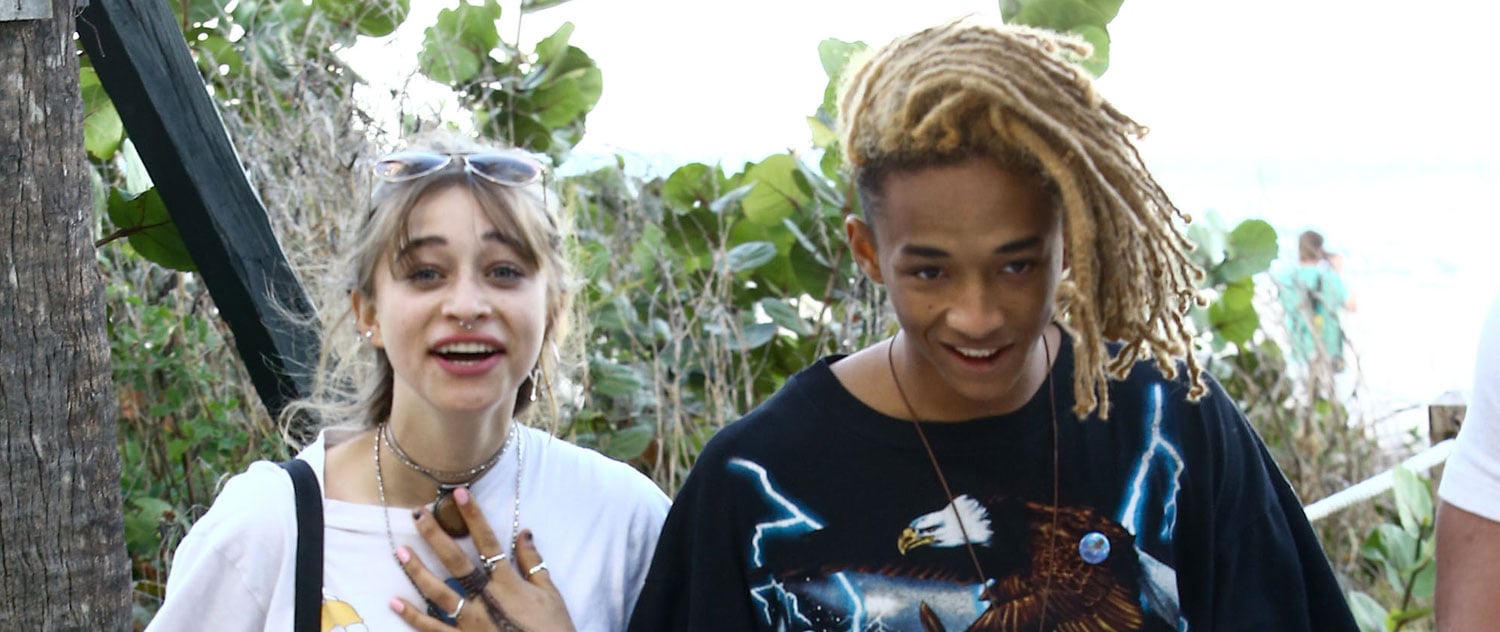 Jaden Smith & Odessa Adlon Have Romantic Beach Day in Miami | Jaden ...