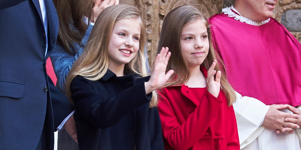 Princess Leonor Shows Off Perfect Royal Wave For Easter Mass | Princess ...