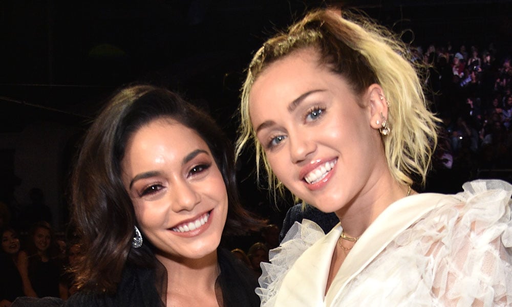 Miley Cyrus & Vanessa Hudgens’s Disney Channel Reunion at the Billboard ...