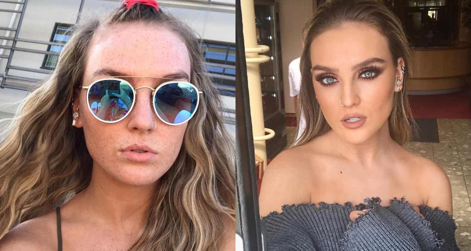 Perrie Edwards Shows Off Her Serious Freckles in Makeup-Free Selfie ...