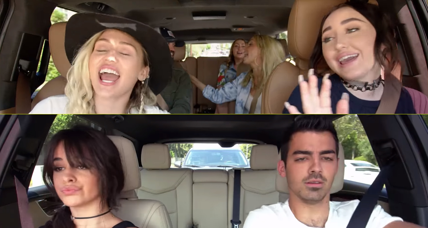 Miley & Noah Cyrus Belt It Out in ‘Carpool Karaoke’ Teaser – Watch Now ...