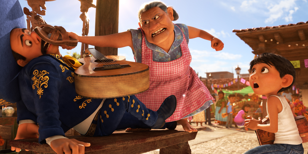 Abuelita Goes Crazy Over Miguel Even Touching A Guitar in ‘Coco’s New ...