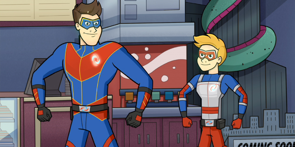 Kid Danger & Captain Man Battle A Popcorn Monster In 'Adventures of Kid ...