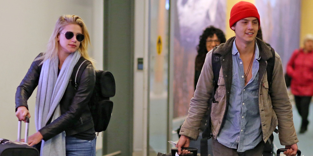 Cole Sprouse & Lili Reinhart Arrive Back in Vancouver Together After Golden Globes Weekend ...