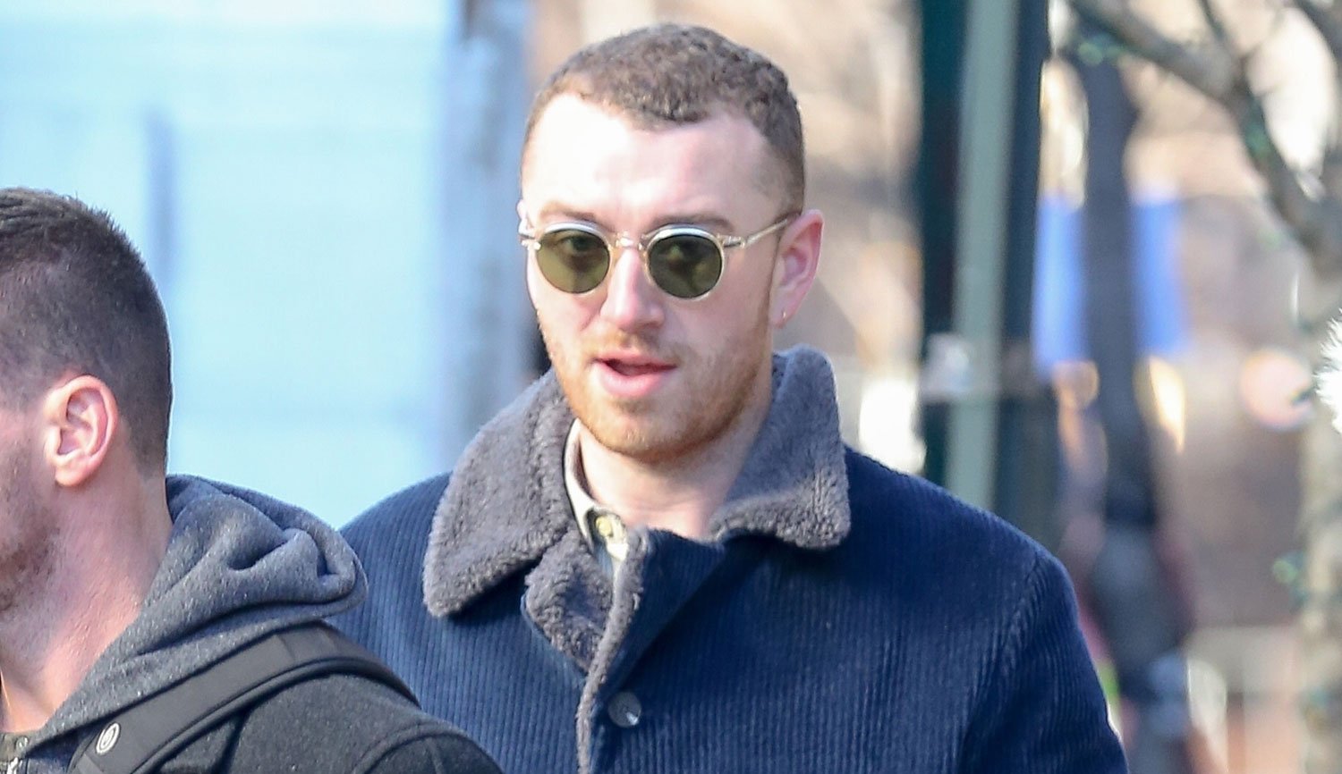 Sam Smith Enjoys a Walk in NYC Before the Grammy Awards | Sam Smith ...