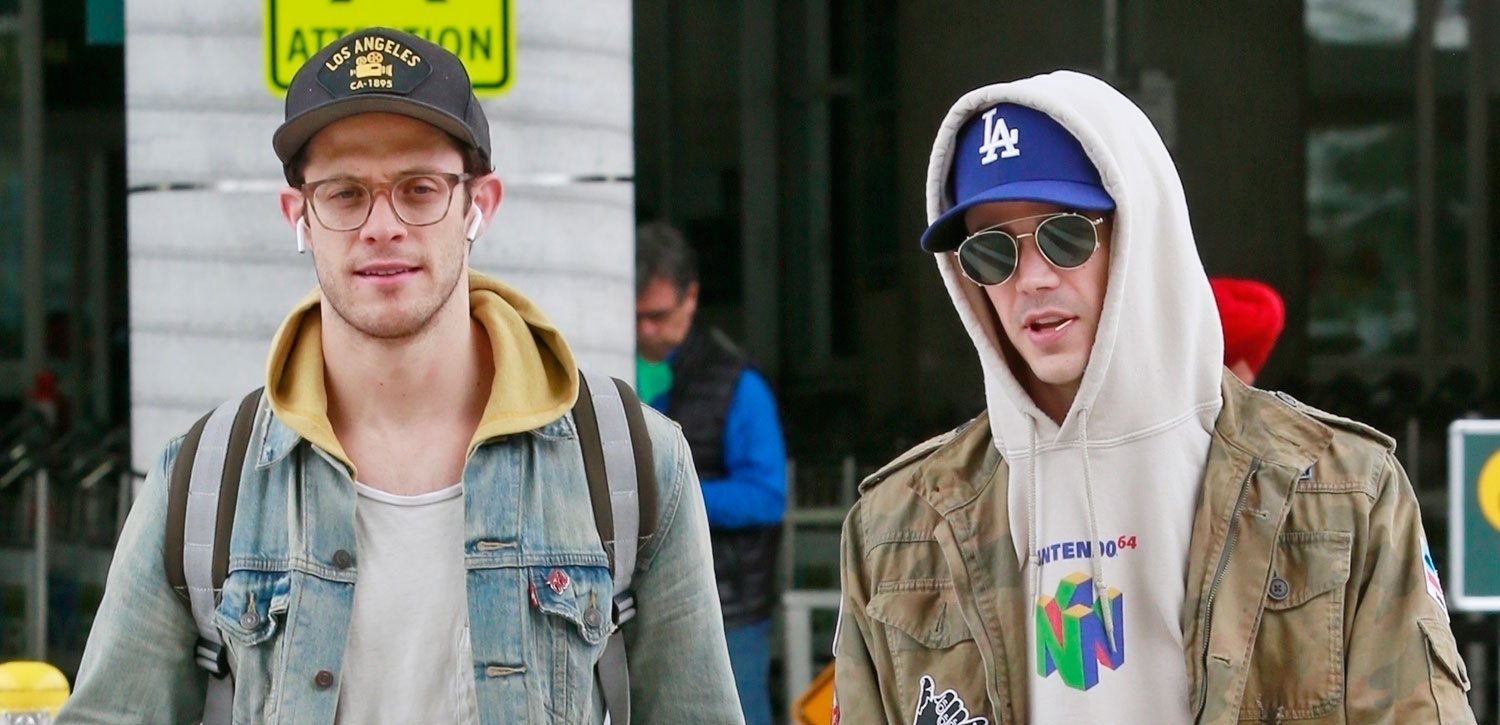 Grant Gustin Greets BFF Kyle Harris at Airport After Pilot Casting ...