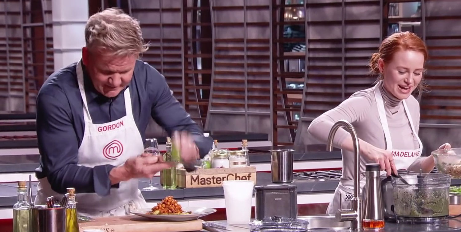 Madelaine Petsch Competes With Gordon Ramsay In MasterChef Vegan ...
