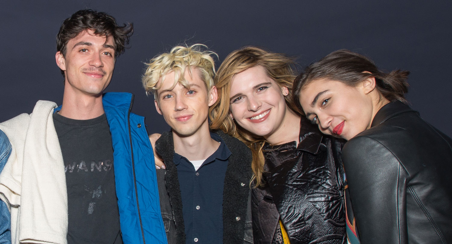 Troye Sivan Joins Rowan Blanchard at ‘Alien’ Cinespia Screening | Jacob ...