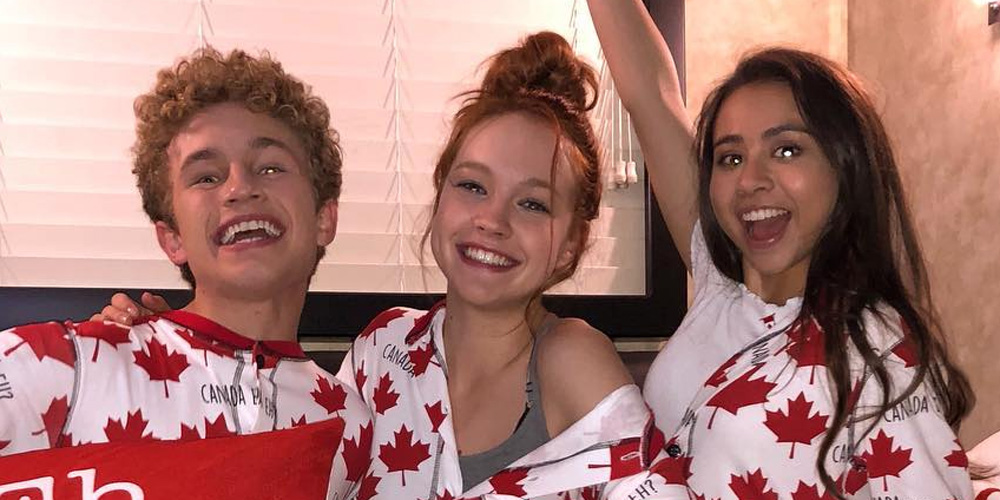 Sadie Stanley & ‘Kim Possible’ Co-Stars Go All Out For Canada Day ...