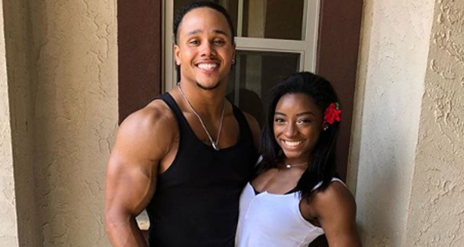 Simone Biles Gets a Sweet Surprise From Her Boyfriend – Watch Now ...