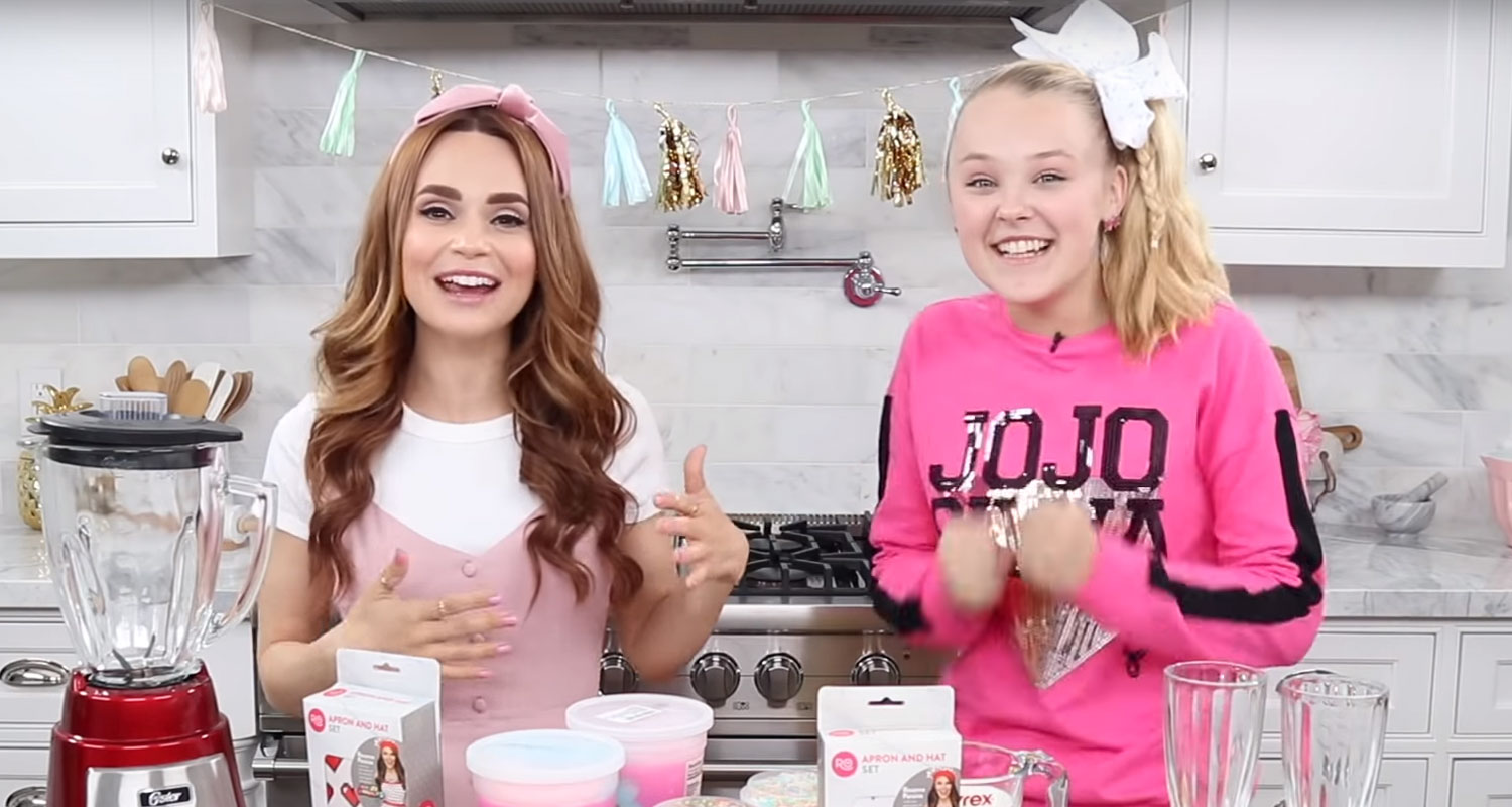 JoJo Siwa Teams Up With Rosanna Pansino to Make Crazy Milkshakes ...