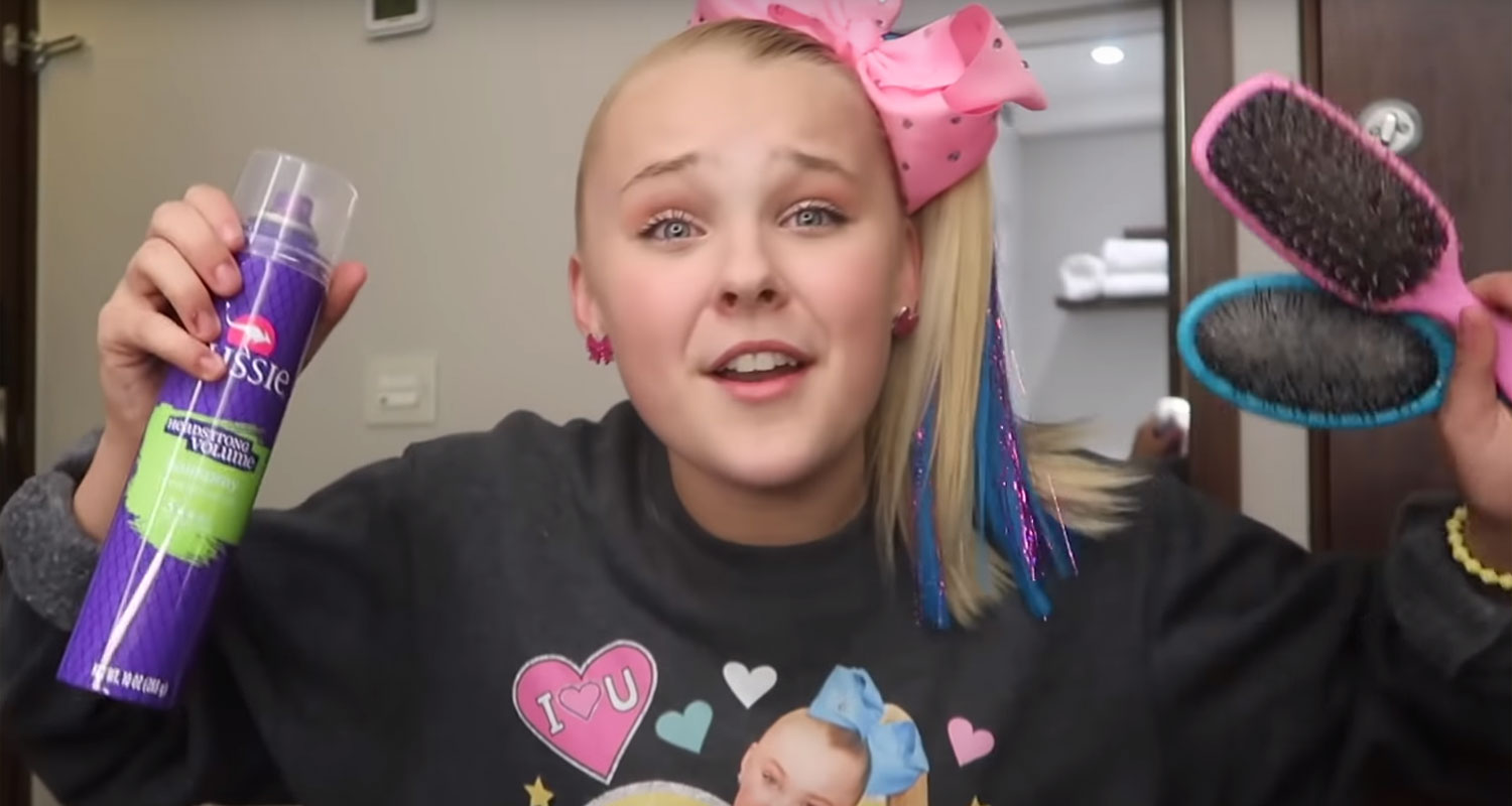 JoJo Siwa Shows How to Get Her Perfect Side Ponytail – Watch Now ...