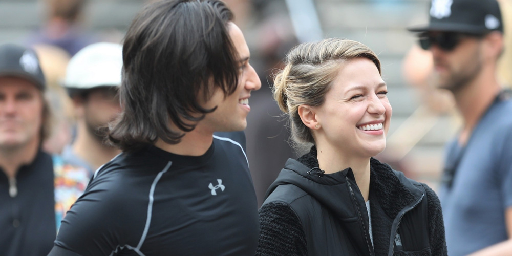 Melissa Benoist & Jesse Rath Film Scenes for New ‘Supergirl’ Season ...