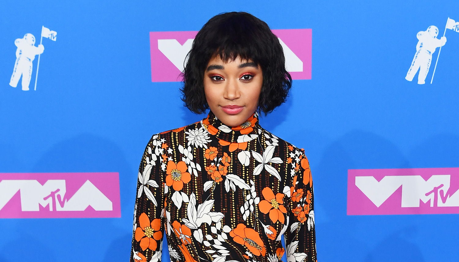 Amandla Stenberg Attends MTV VMAs 2018 with Girlfriend King Princess ...