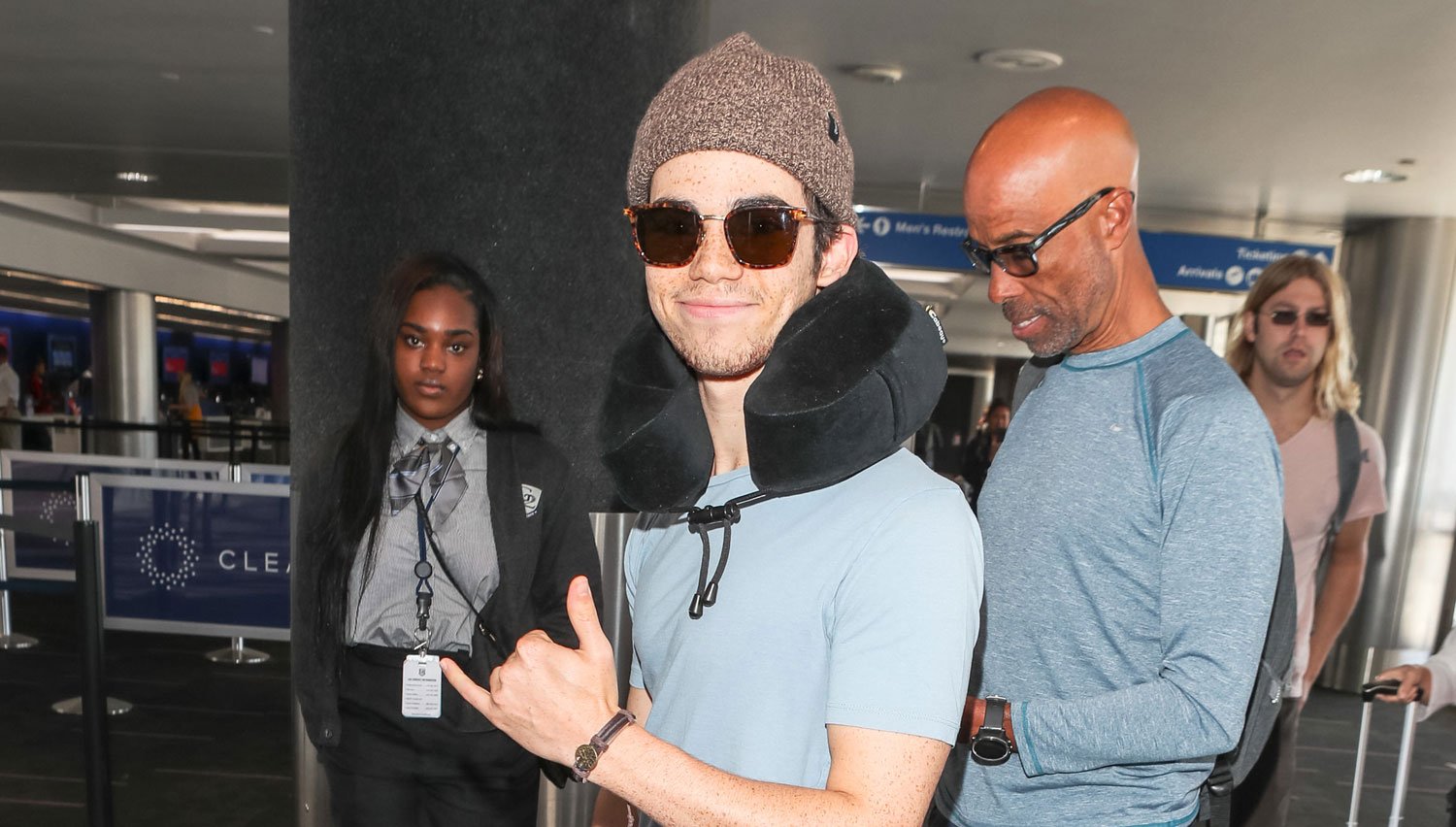 Cameron Boyce is All Smiles While Catching His Flight Out of LAX ...