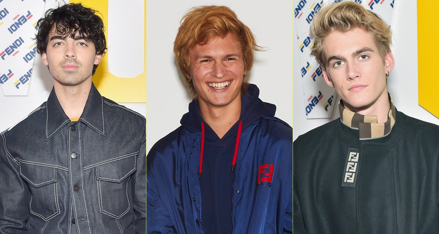 Joe Jonas, Ansel Elgort & Presley Gerber Show Their Style at ‘Fendi ...